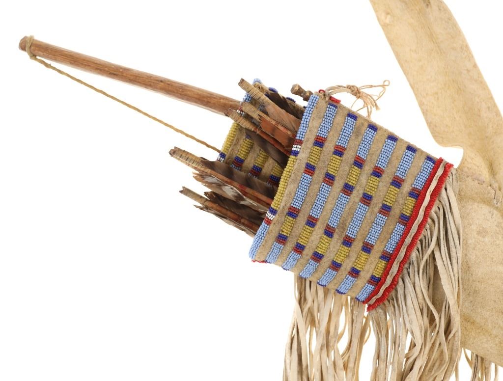 Ca. 1880 Cheyenne Bowcase, Quiver, Arrows & Bow