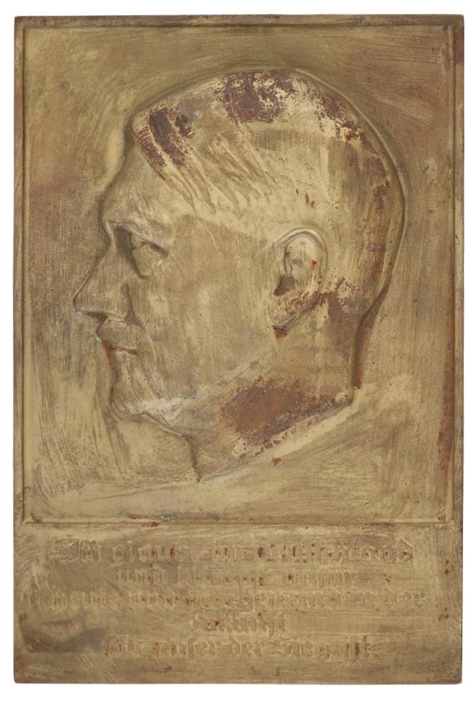 Walther Wolff Cast Iron Sculpture of Adolph Hitler