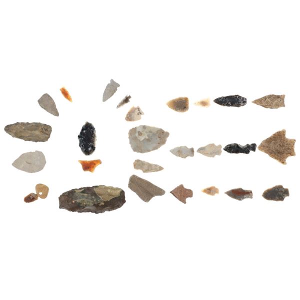 Lake Mohave Paleo-Early Archaic Point & Artifacts