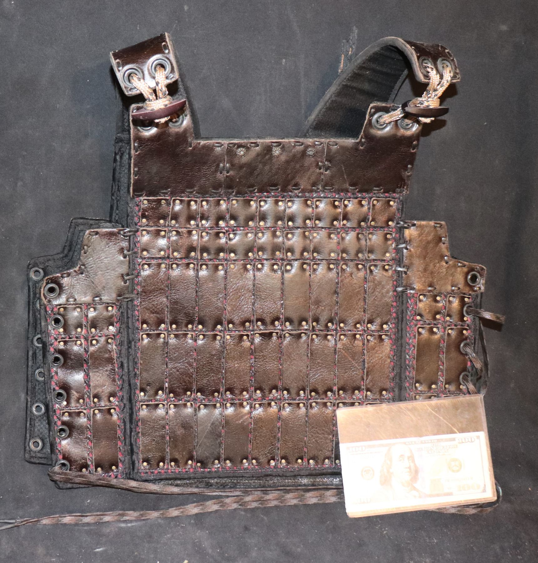 ZZ THE LAST AIRBENDER WATER TRIBE LEATHER CHEST & BACK ARMOR