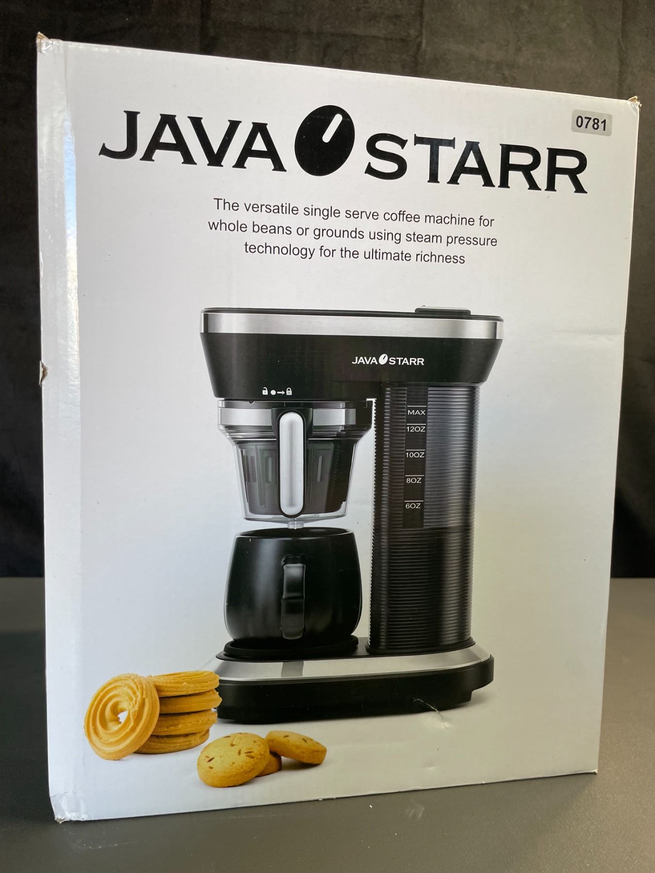 Lot of 1 Java Starr Single Serve Coffee Machine w/ Built-In Grinder for ...
