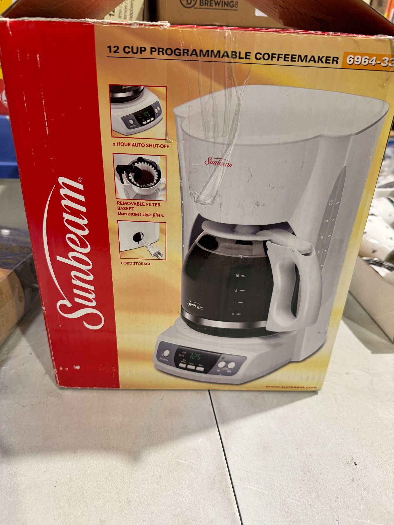 Sunbeam 12 cup programmable coffee maker