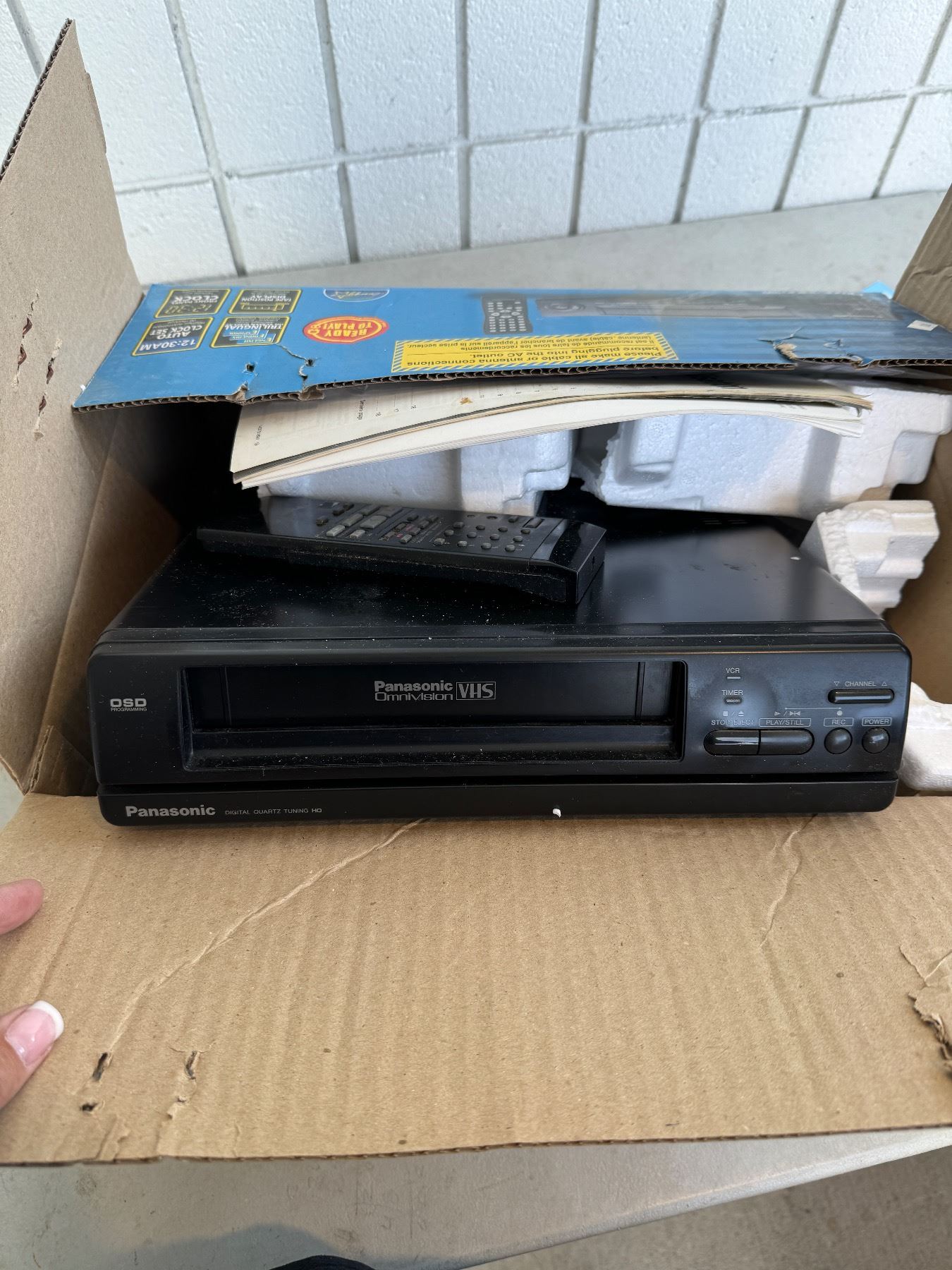 Panasonic VHS player