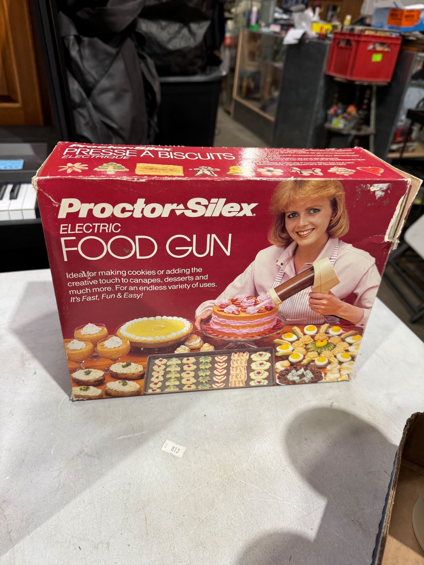 Electric food gun