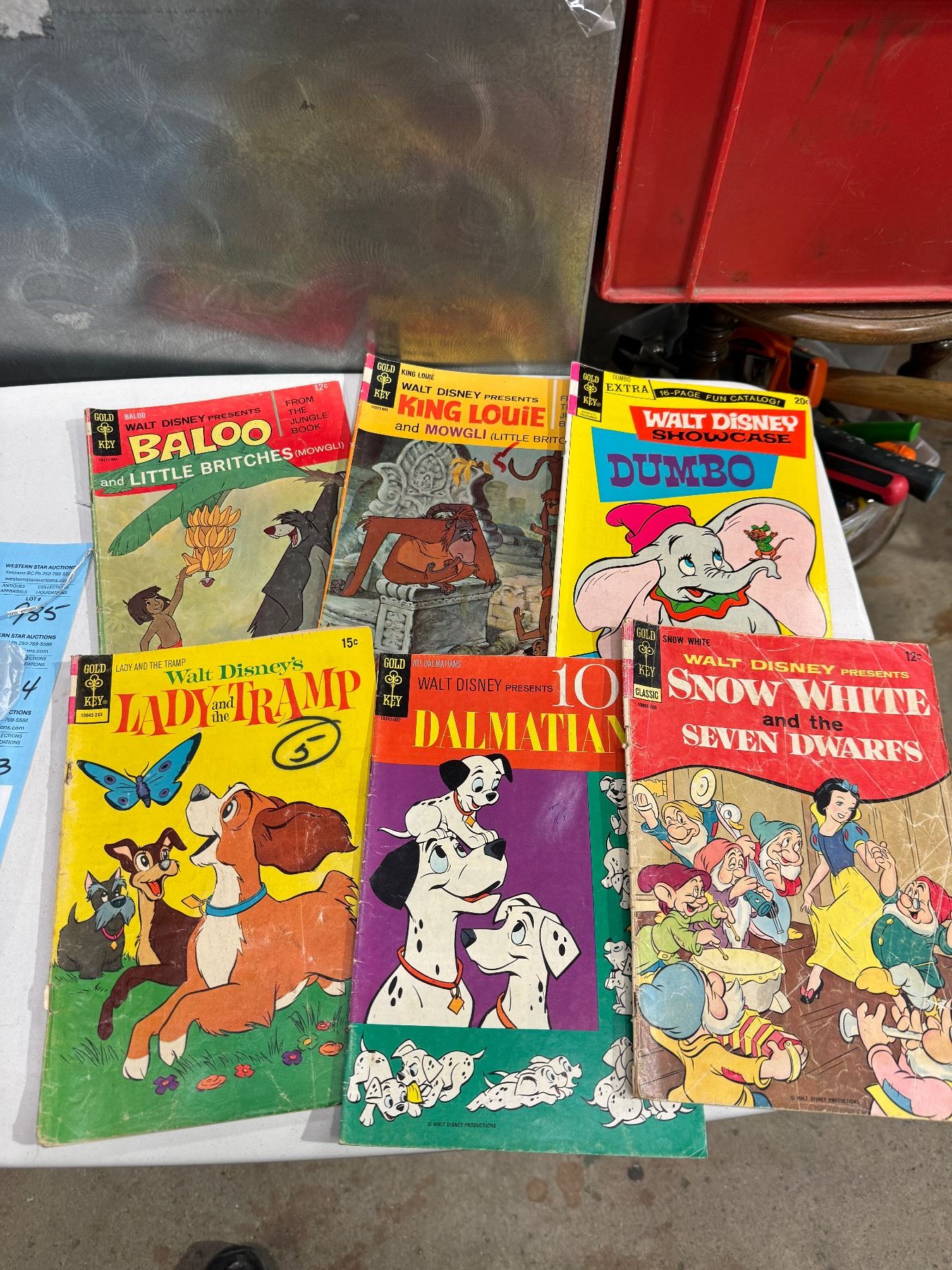 Gold key Walt Disney comics