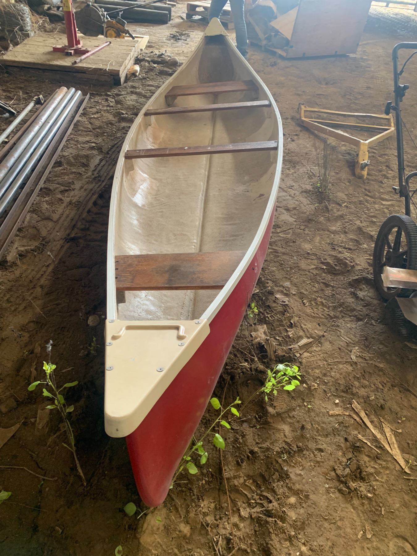 Approx. 16 ft Canoe (has been repaired)