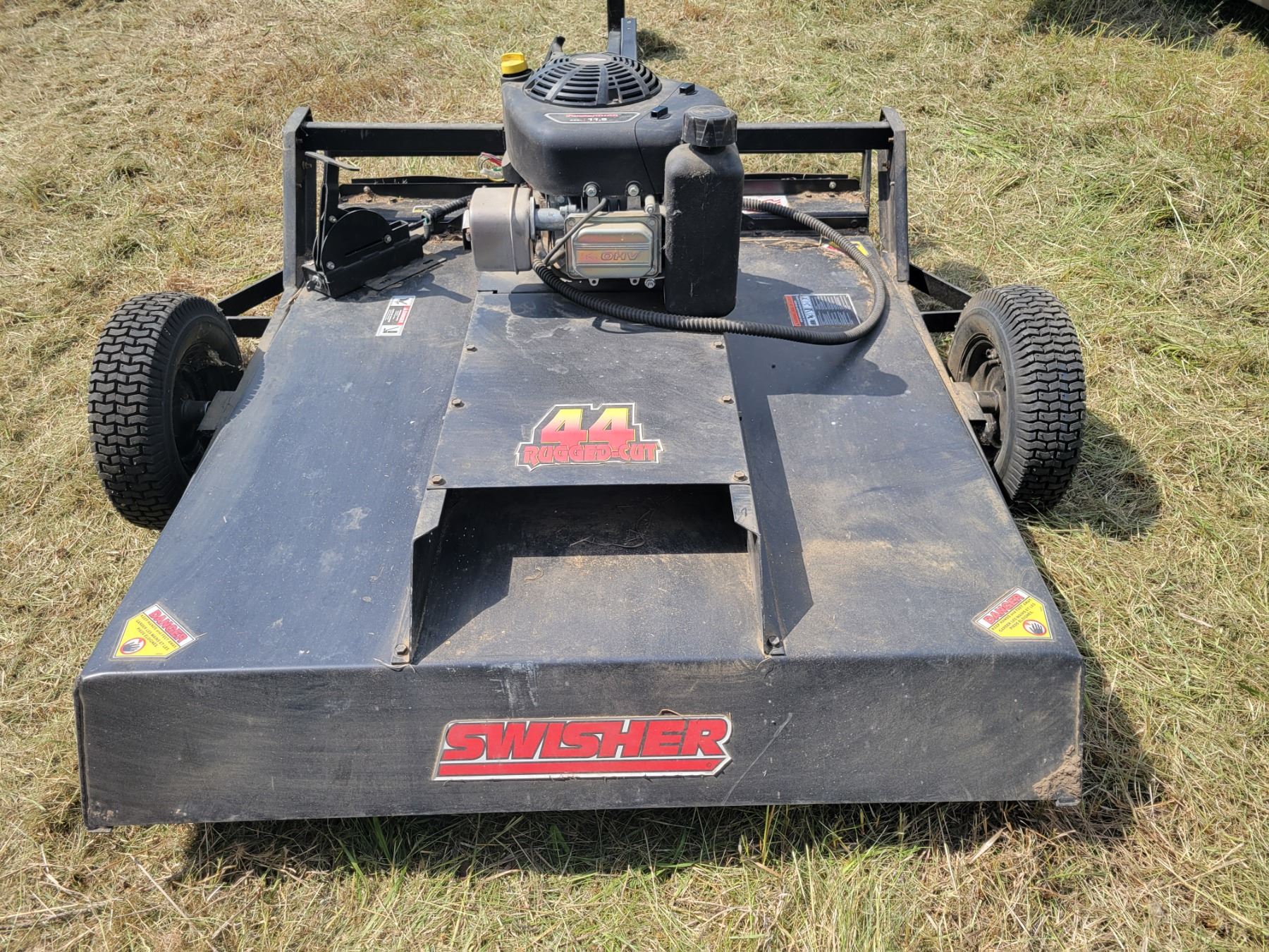 Swisher pull behind 48 inch mower, 11.5 HP, rough cut, SN. L115-097035 ...