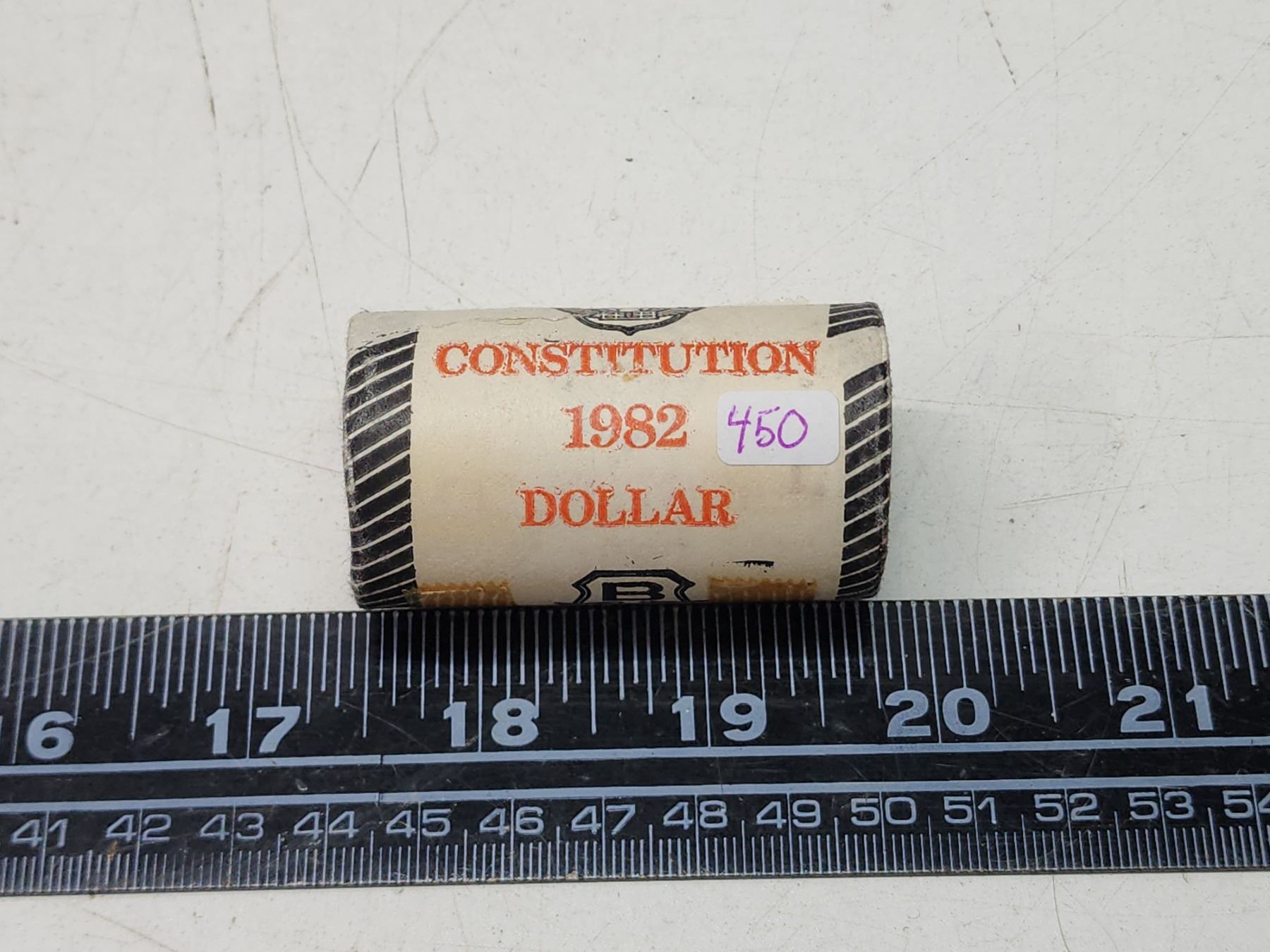 1982 Constitution, Roll of Canadian nickel dollars - Schmalz Auctions