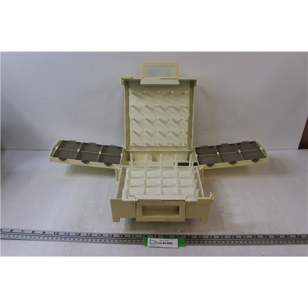 Singer Sewing Thread Carrying Case Bodnarus Auctioneering