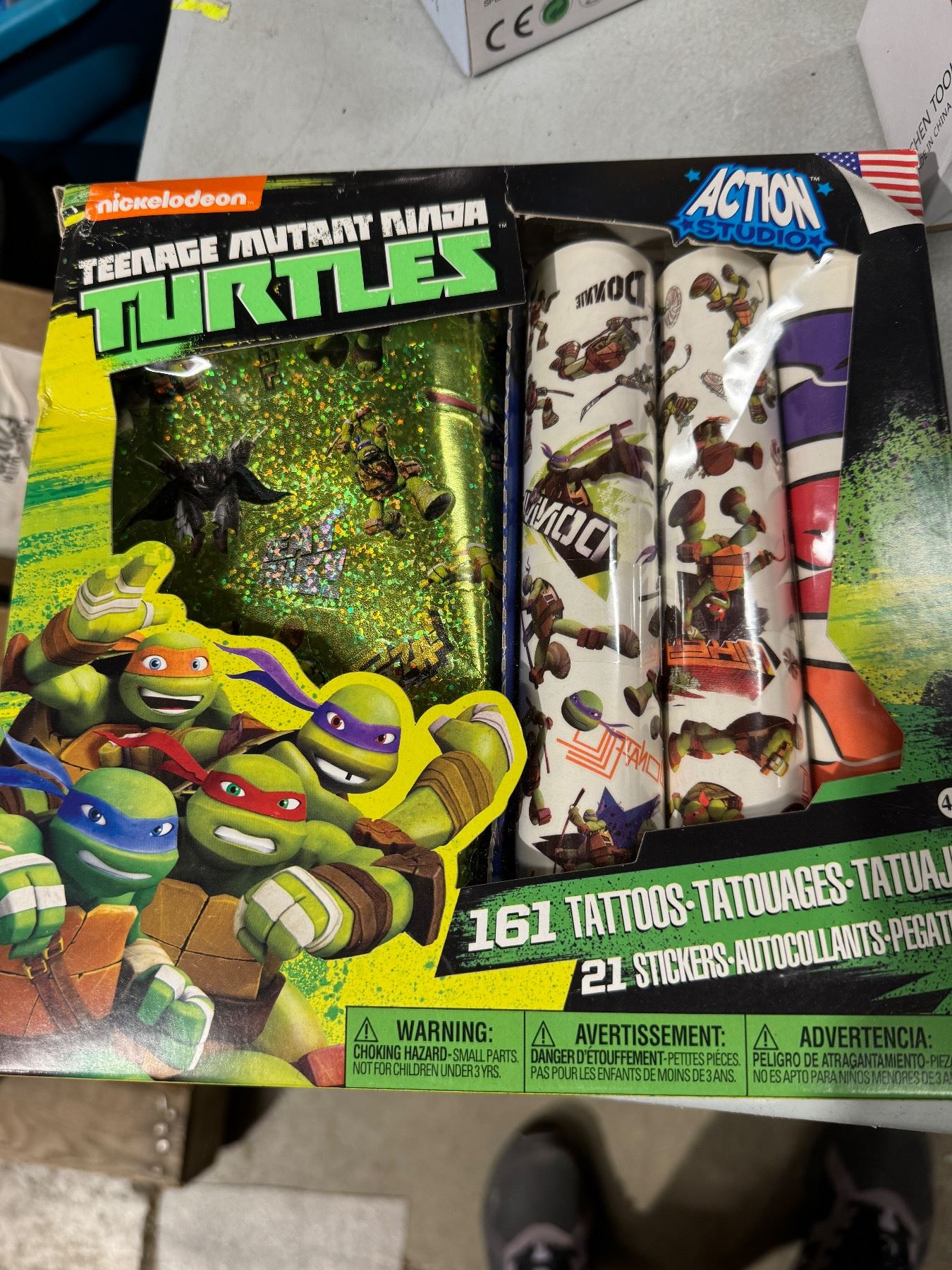 New Nickelodeon , Teenage Mutant Ninja Turtles, ooze and stickers