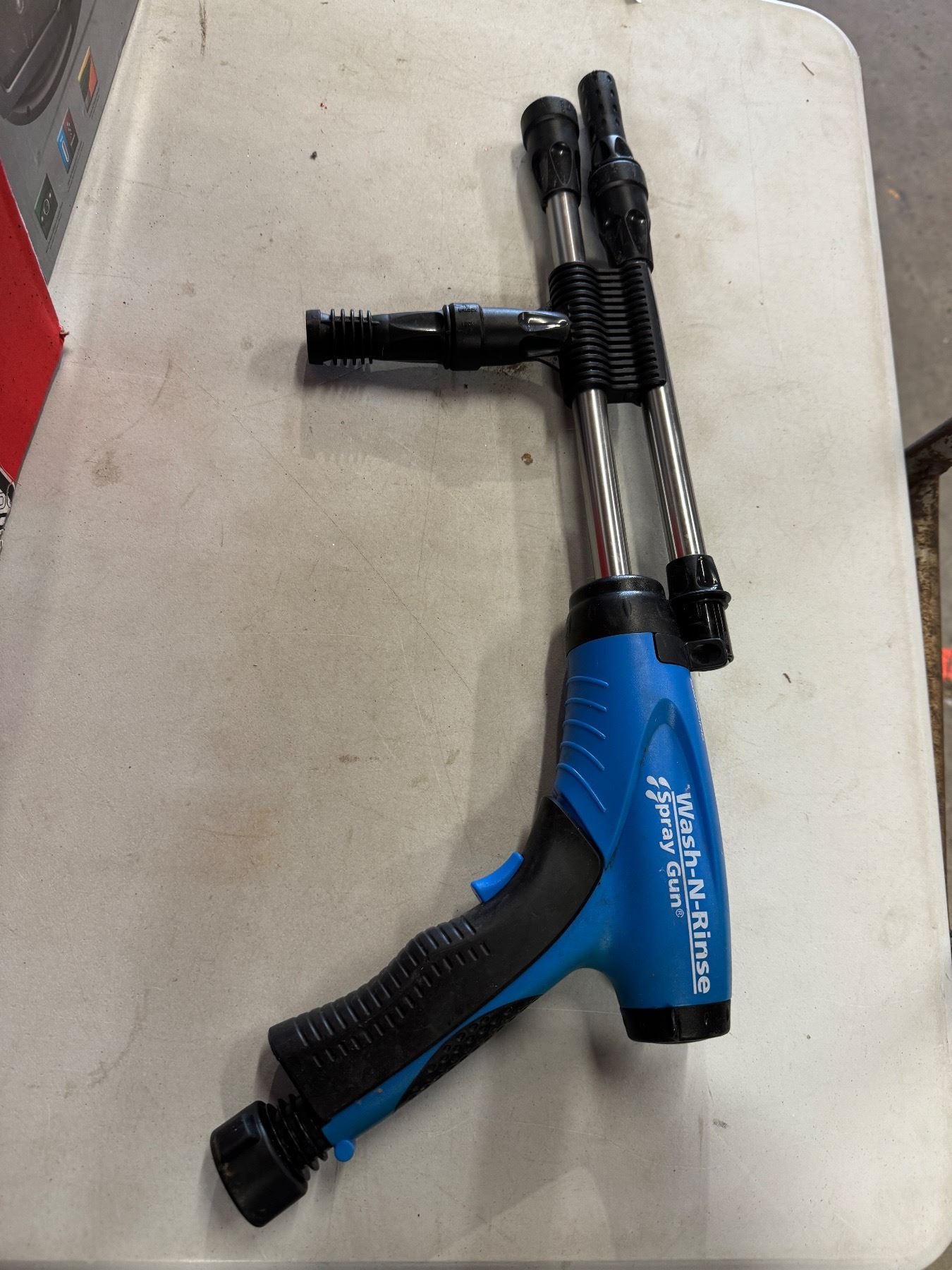 Wash and rinse spray gun