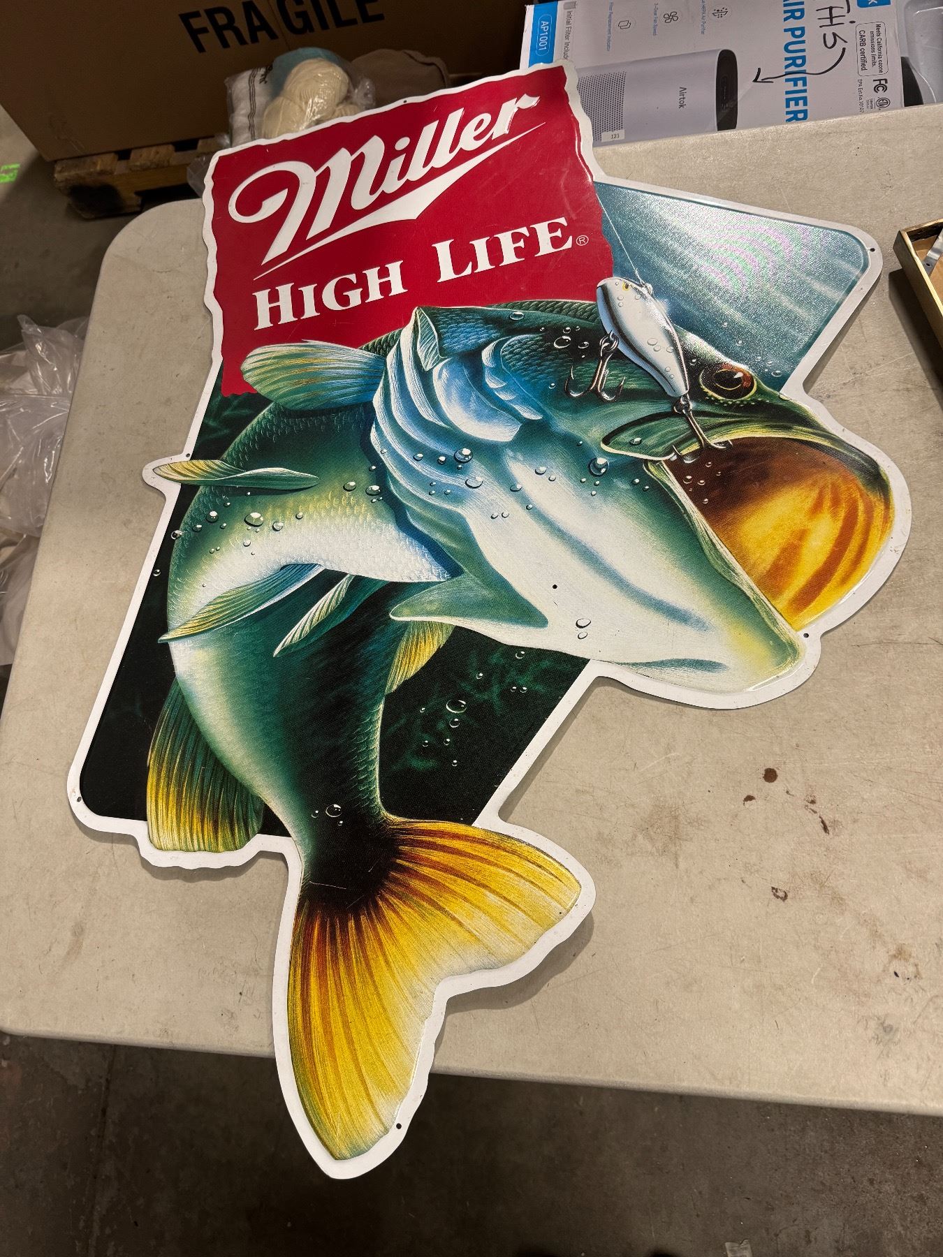 Miller highlife tin sign