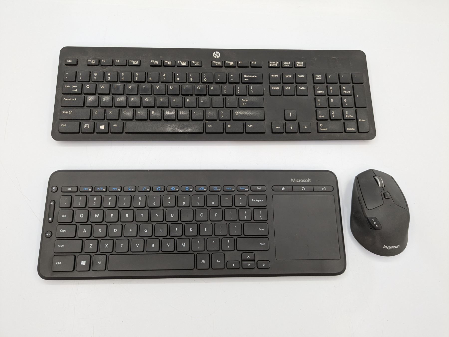 Two Wireless Keyboards and Wireless Mouse