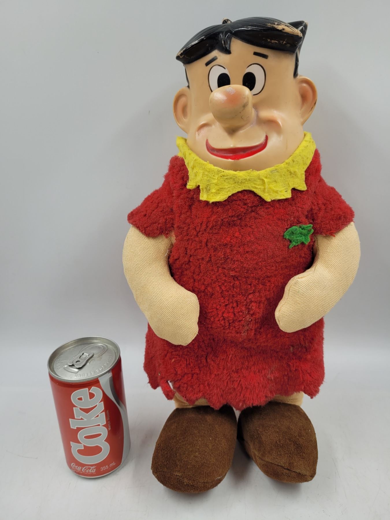 Vintage Fred Flintstone Plush Doll