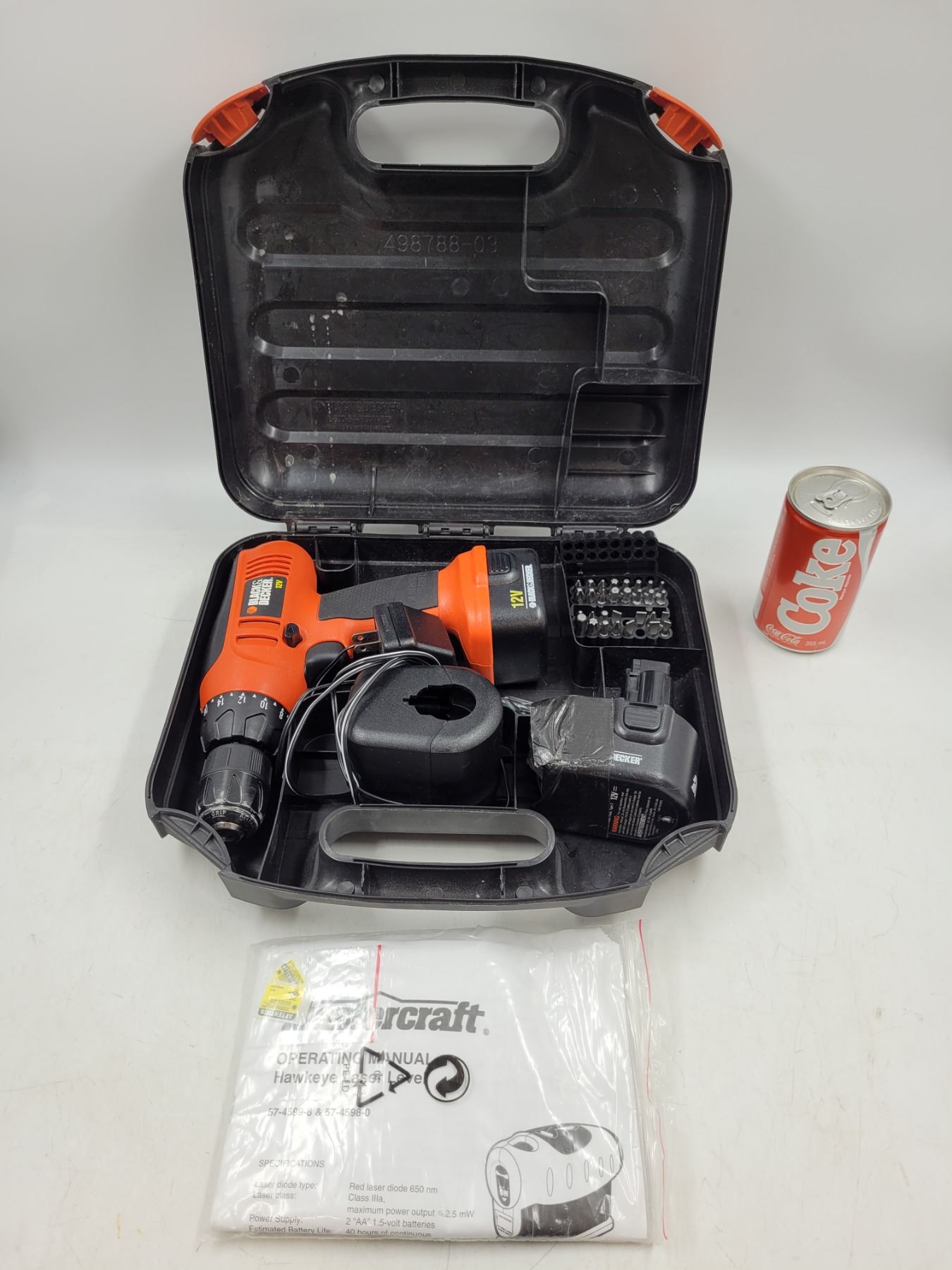 Master Craft Drill w/ Battery & Drill Bits