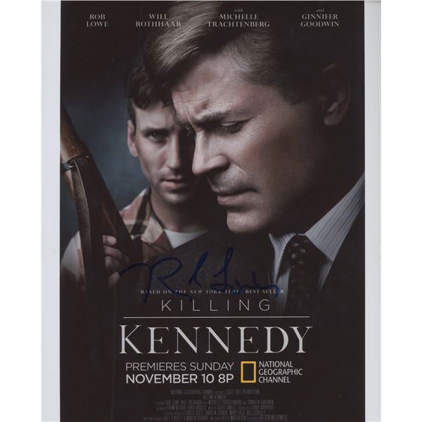 Killing Kennedy Rob Lowe signed movie photo