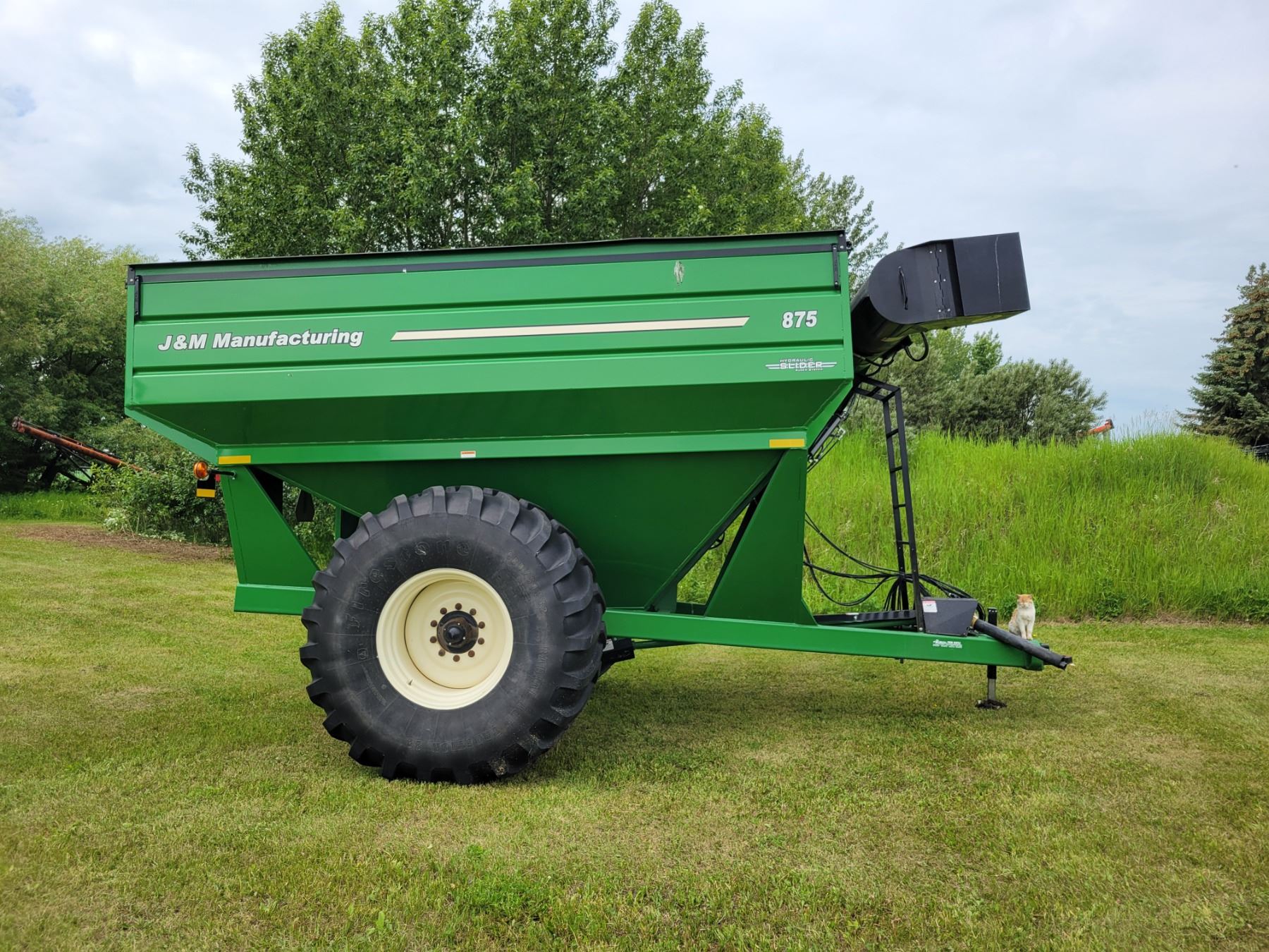 2020 J&M 875 1000 PTO Grain Cart, SN.5896, Hyd slider auger system ...