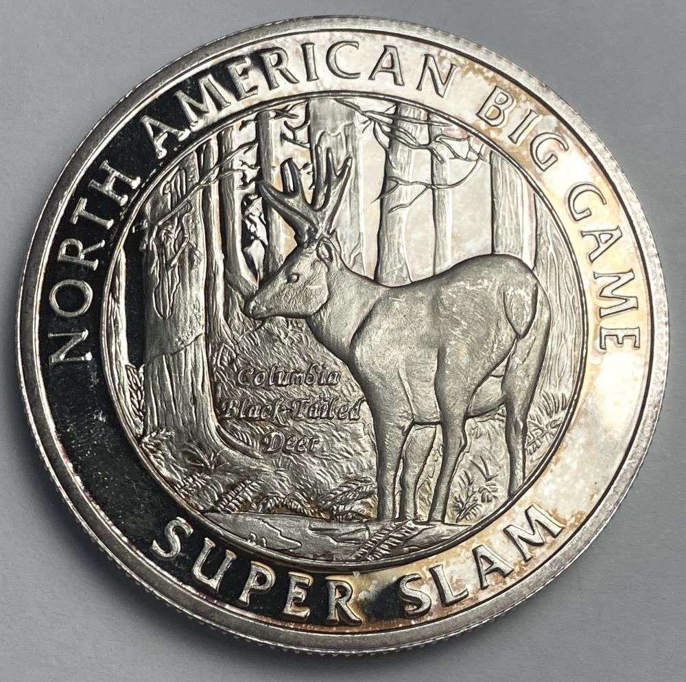 North American Big Game Super Slam 1 ozt .999 Silver