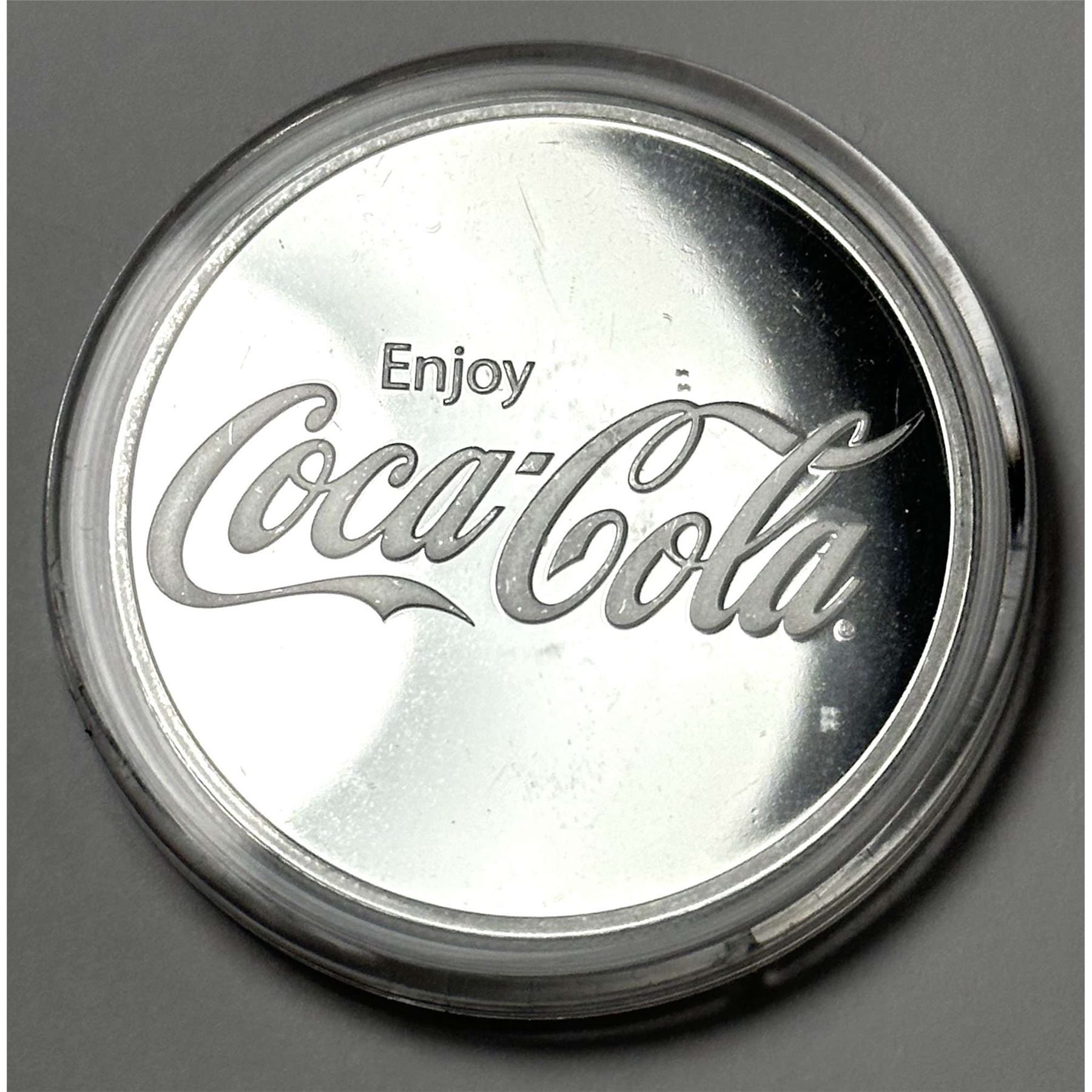 Coca Cola Proof 1 ozt .999 Silver
