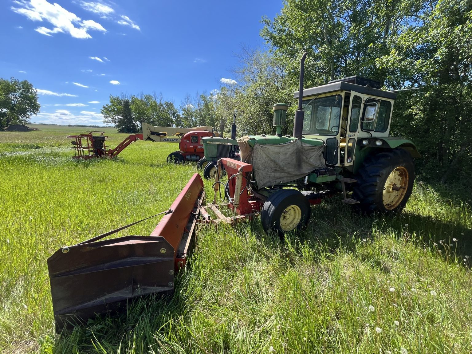 1968 John Deere 4020 Tractor with 10ft Leon Blade, 2 Hydraulics, 540 ...