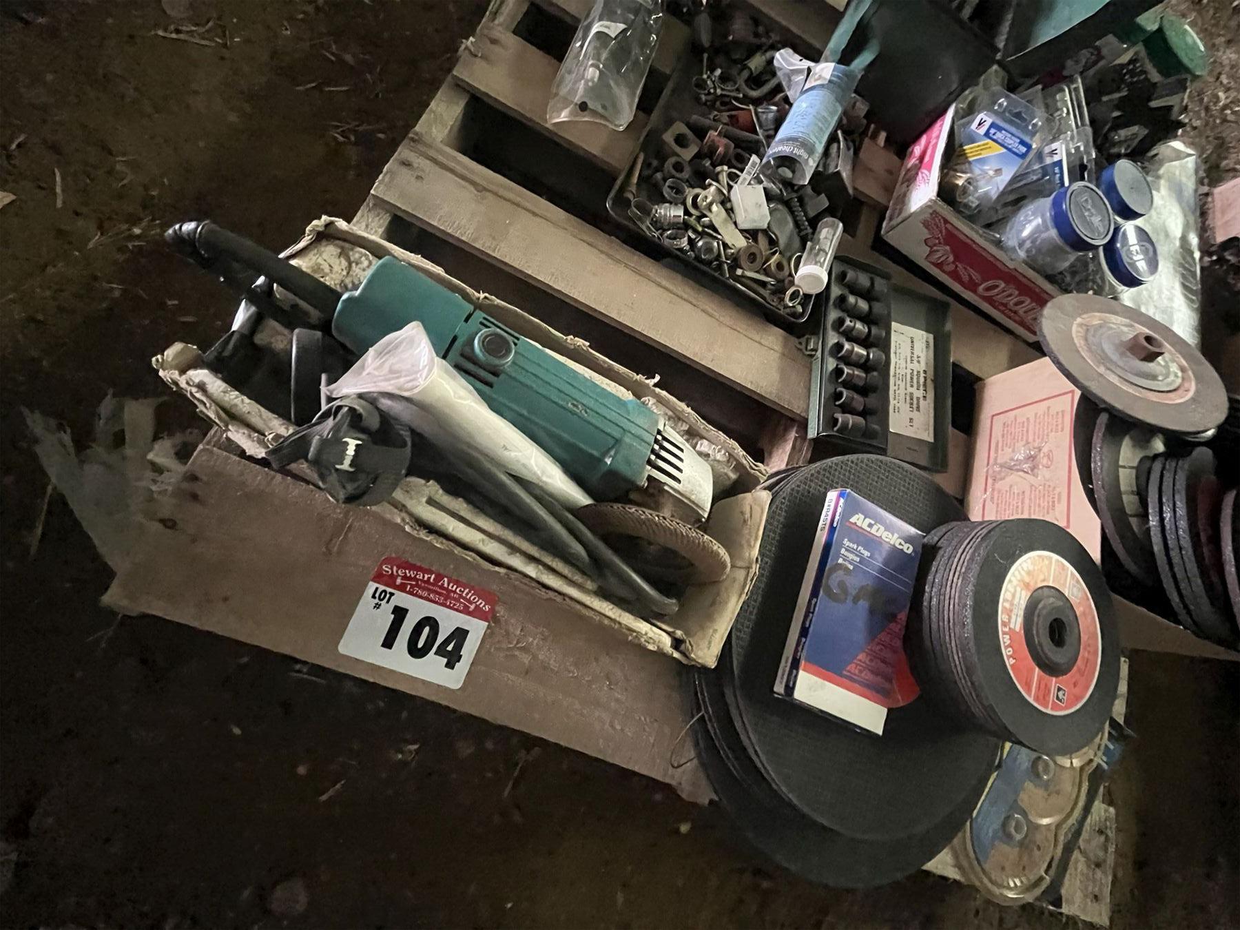 Grinding Discs, Grease, Bearing Puller Set, Angle Grinder