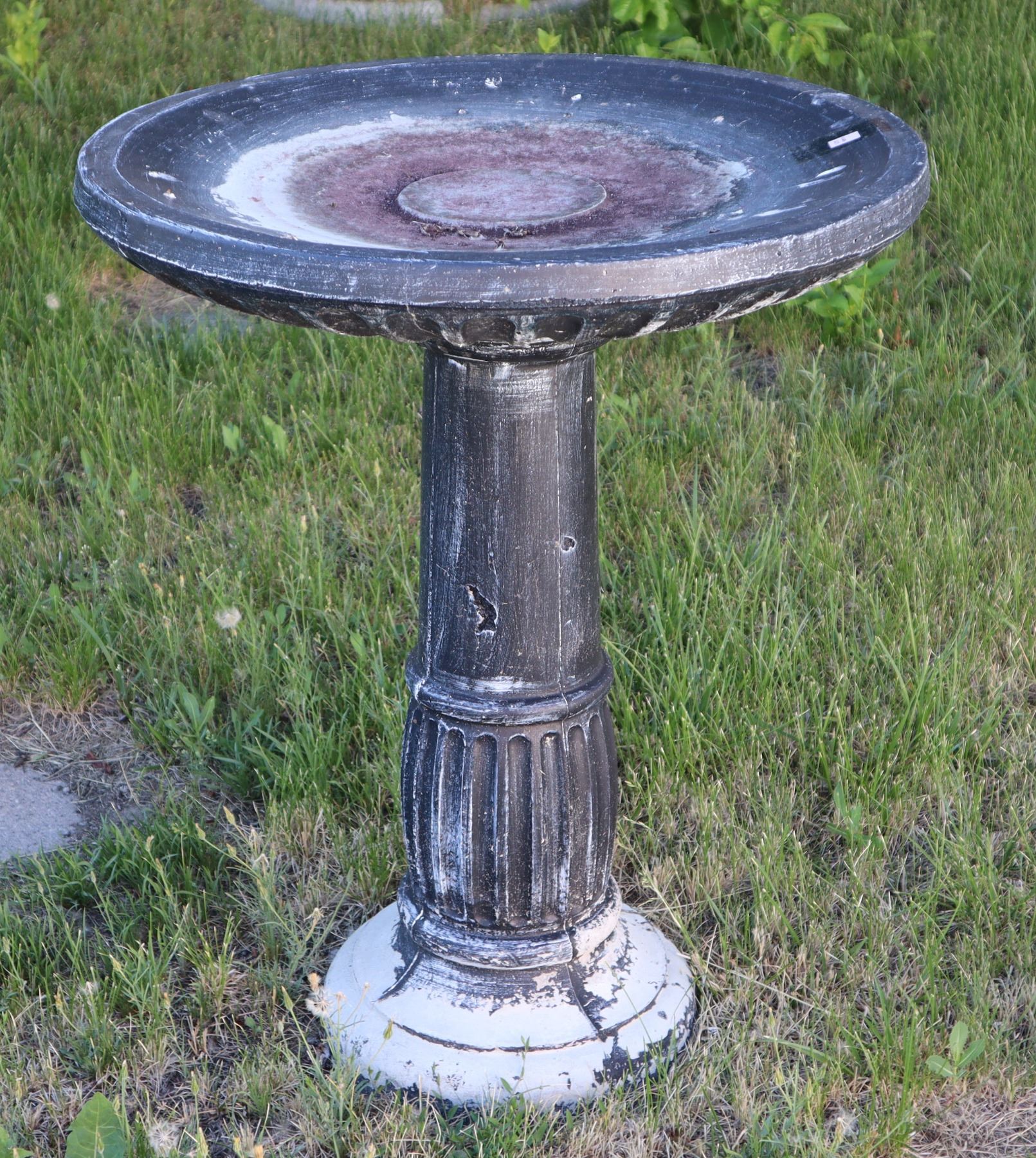 CONCRETE BIRD BATH