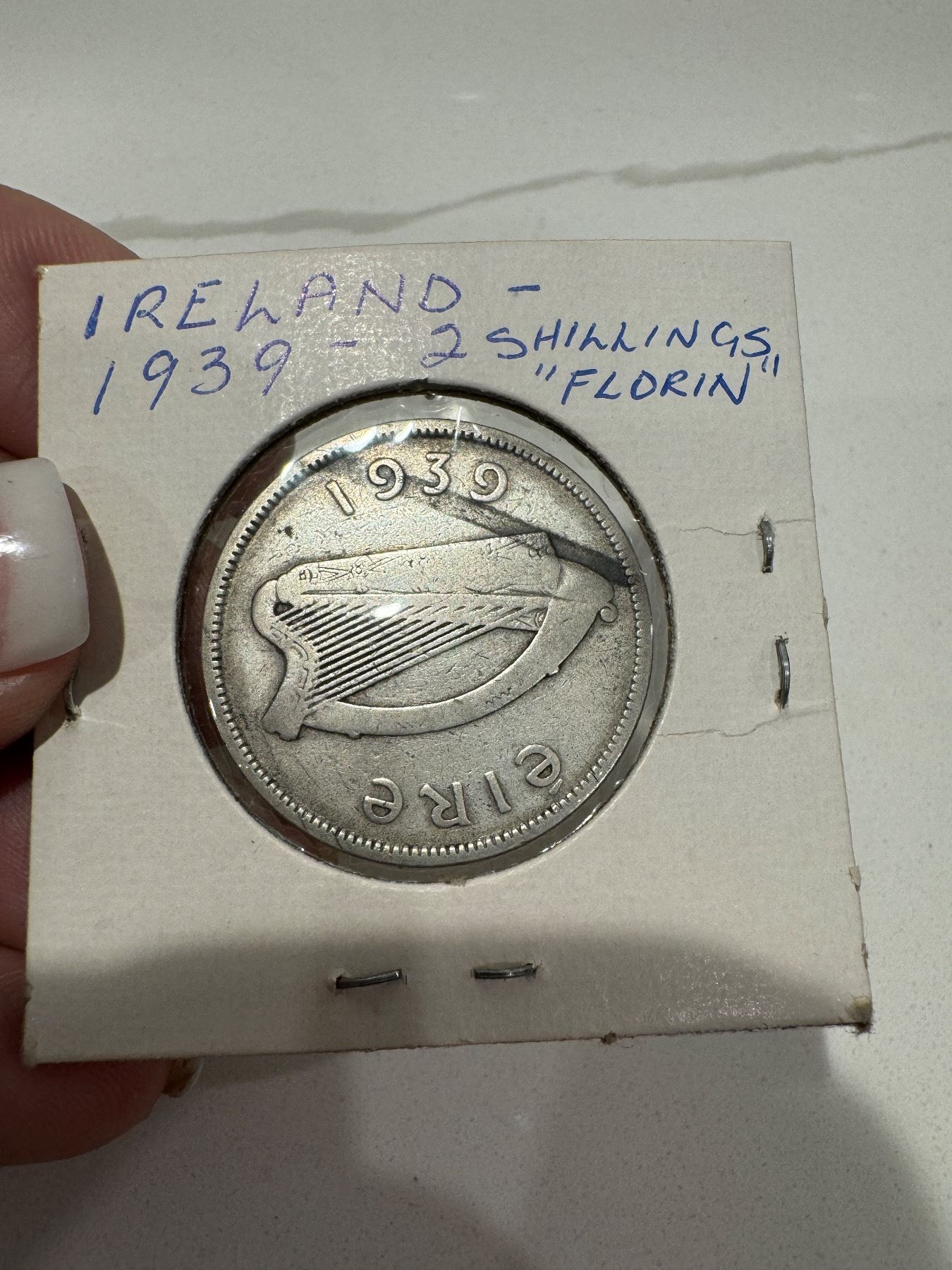 Ireland 1939 two shillings "florin"