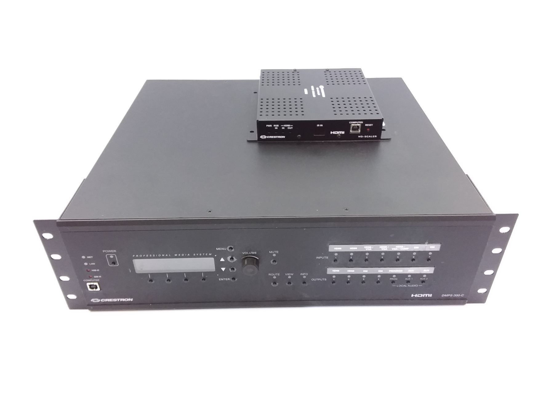 Crestron DMPS-300-C Media System with Crestron HD-Scaler - Test Site
