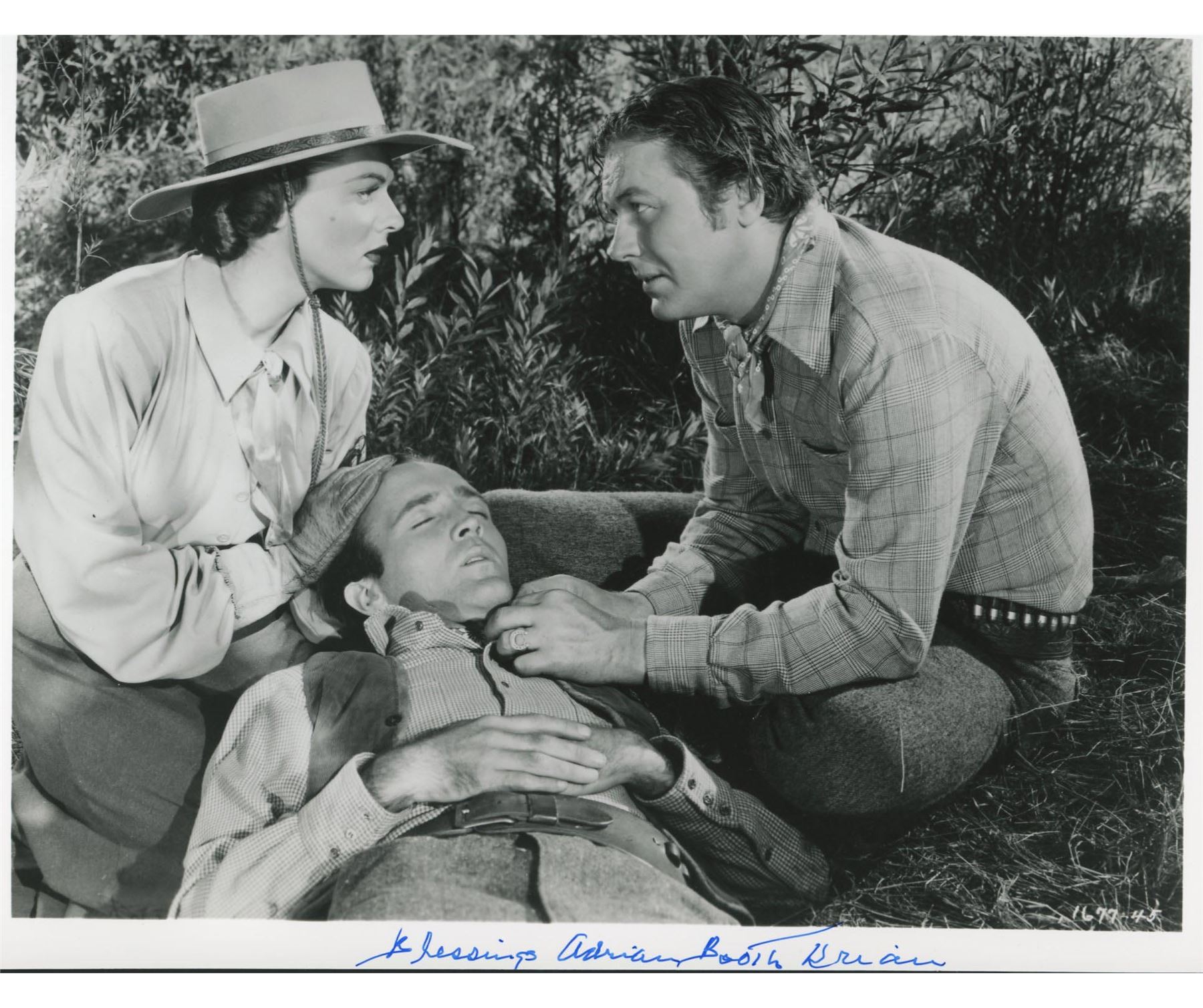 Adrian Booth Brian signed movie still