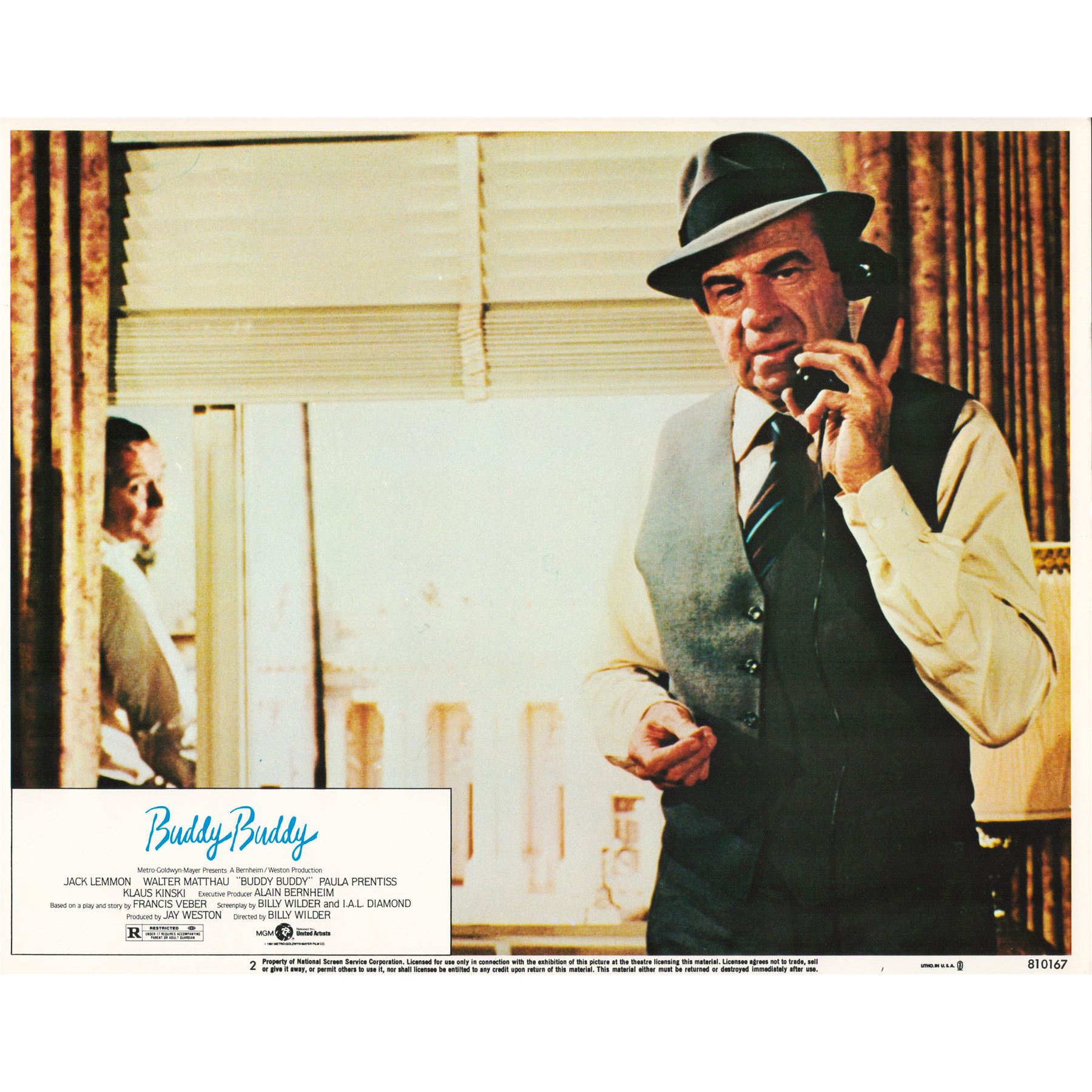 Buddy Buddy set of 8 original lobby cards