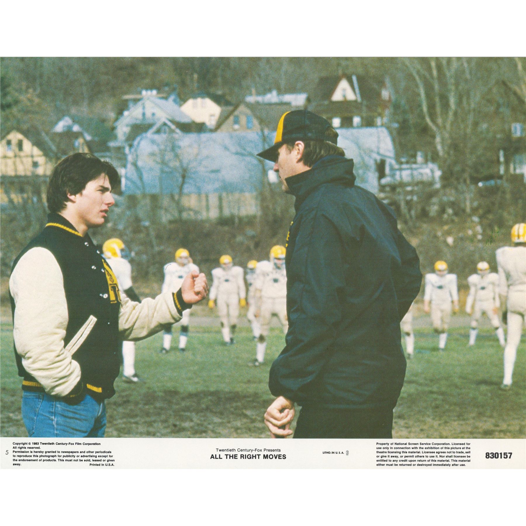 All the Right Moves set of 8 original lobby cards