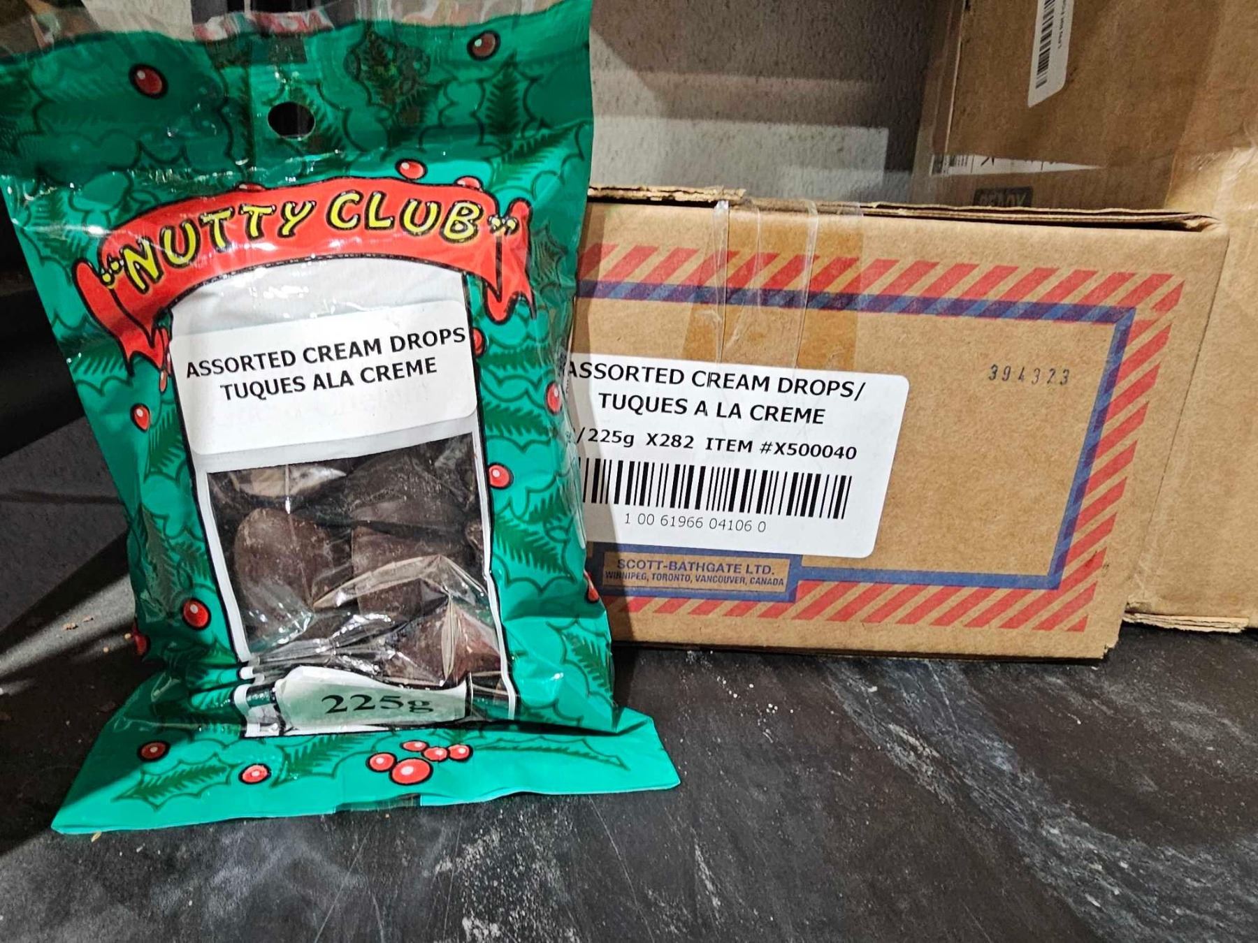 Nutty Club Assorted Cream Drops 12x255g