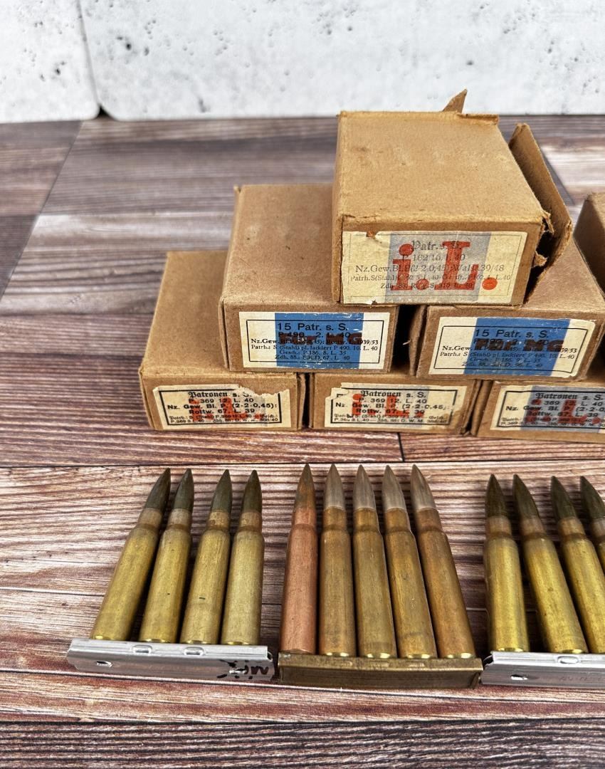 168 Rounds of 8mm Mauser Rifle Ammo