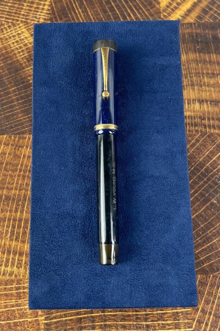 Vintage Parker Duofold Lapis Fountain Pen