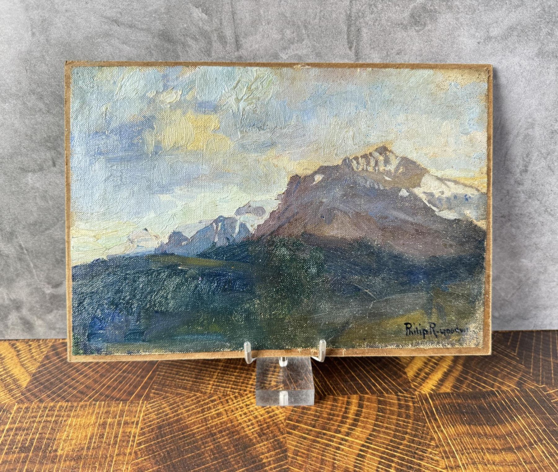 Philip Russell Goodwin Montana Oil Painting