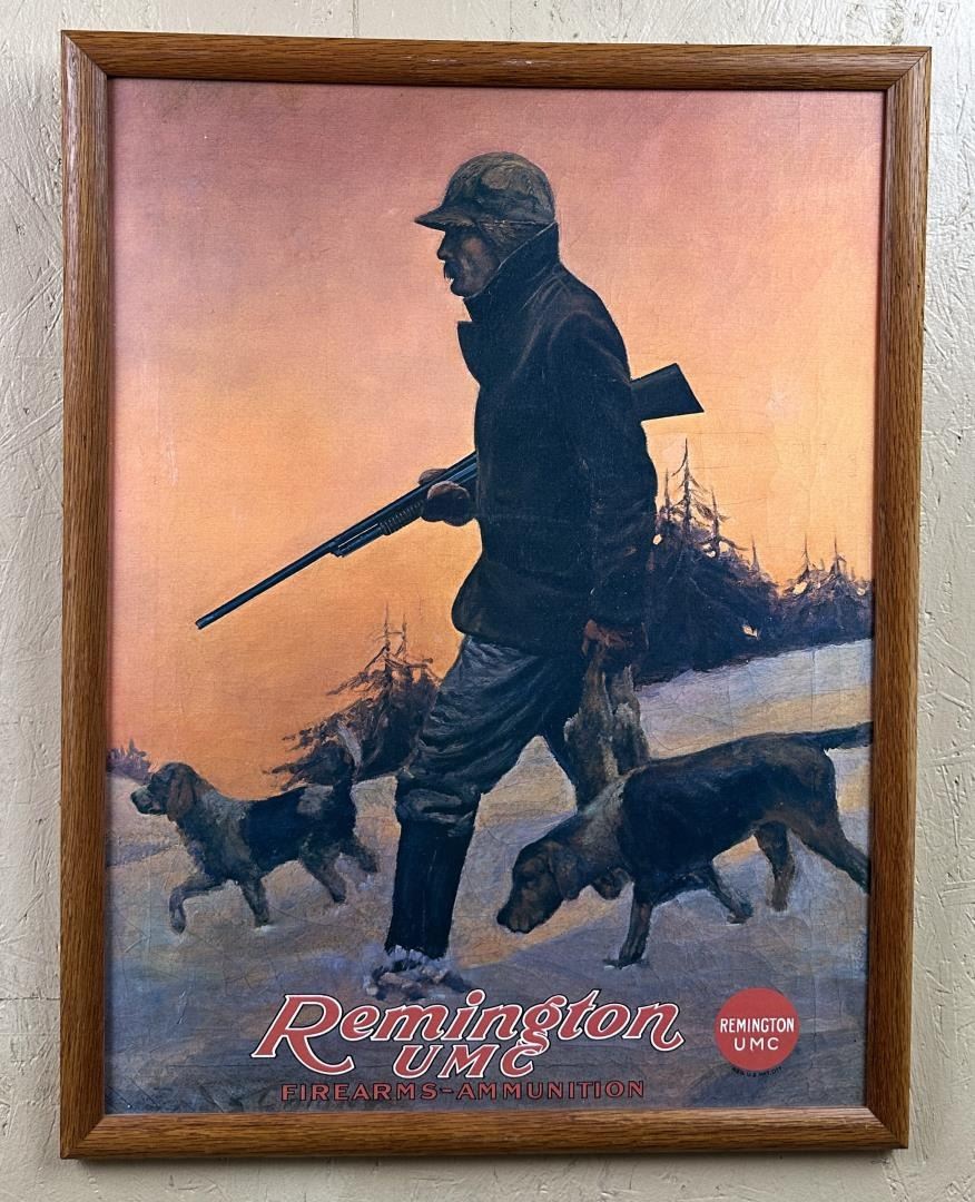 Remington UMC Firearms Hunt Poster