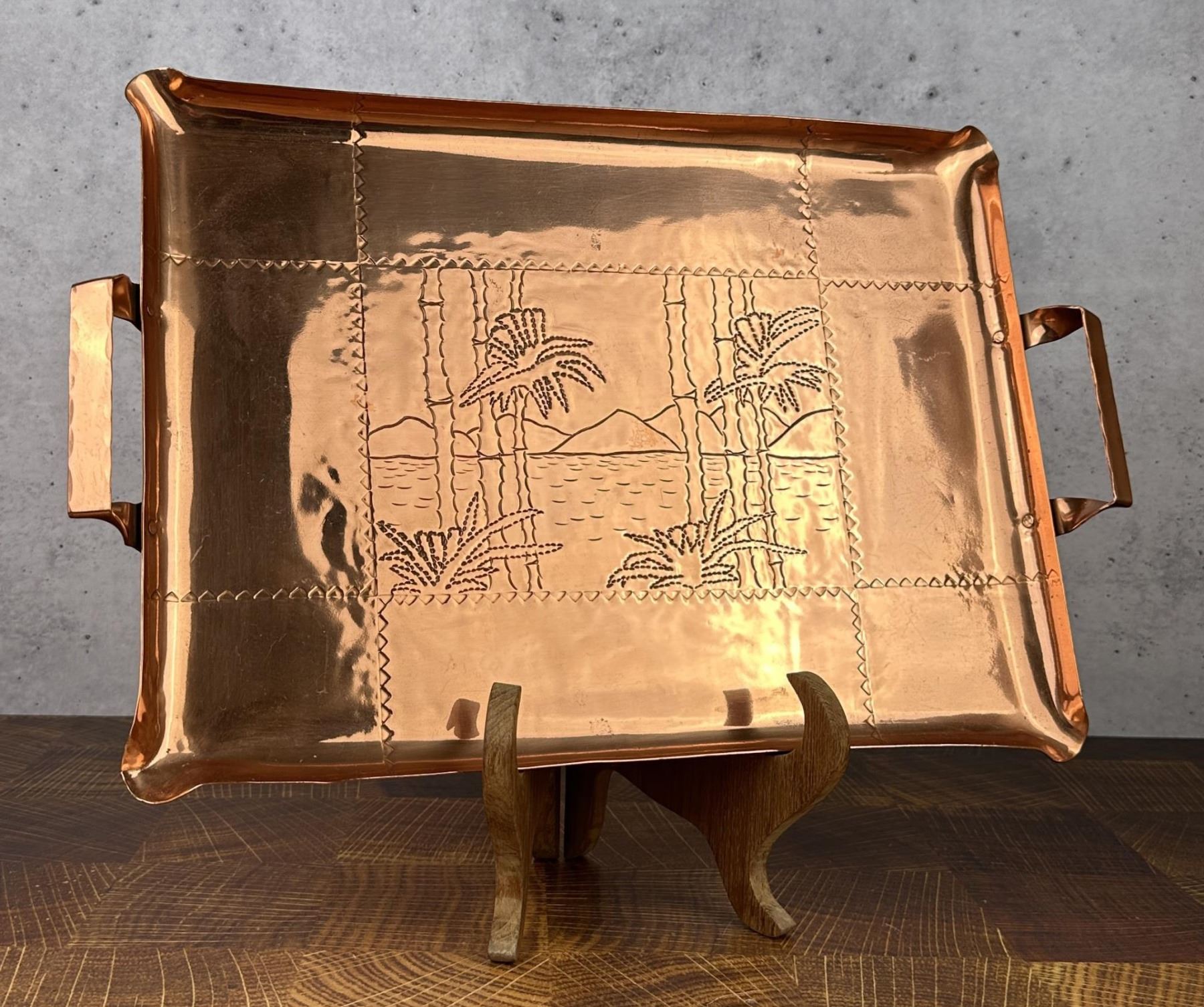 Craftsman Studios Laguna Beach Copper Tray