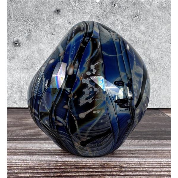 Signed Art Glass Paperweight