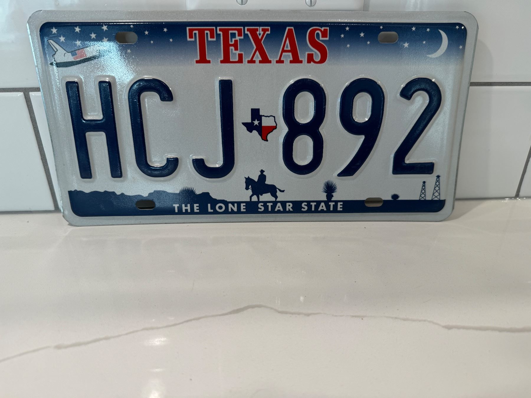 Texas license plate