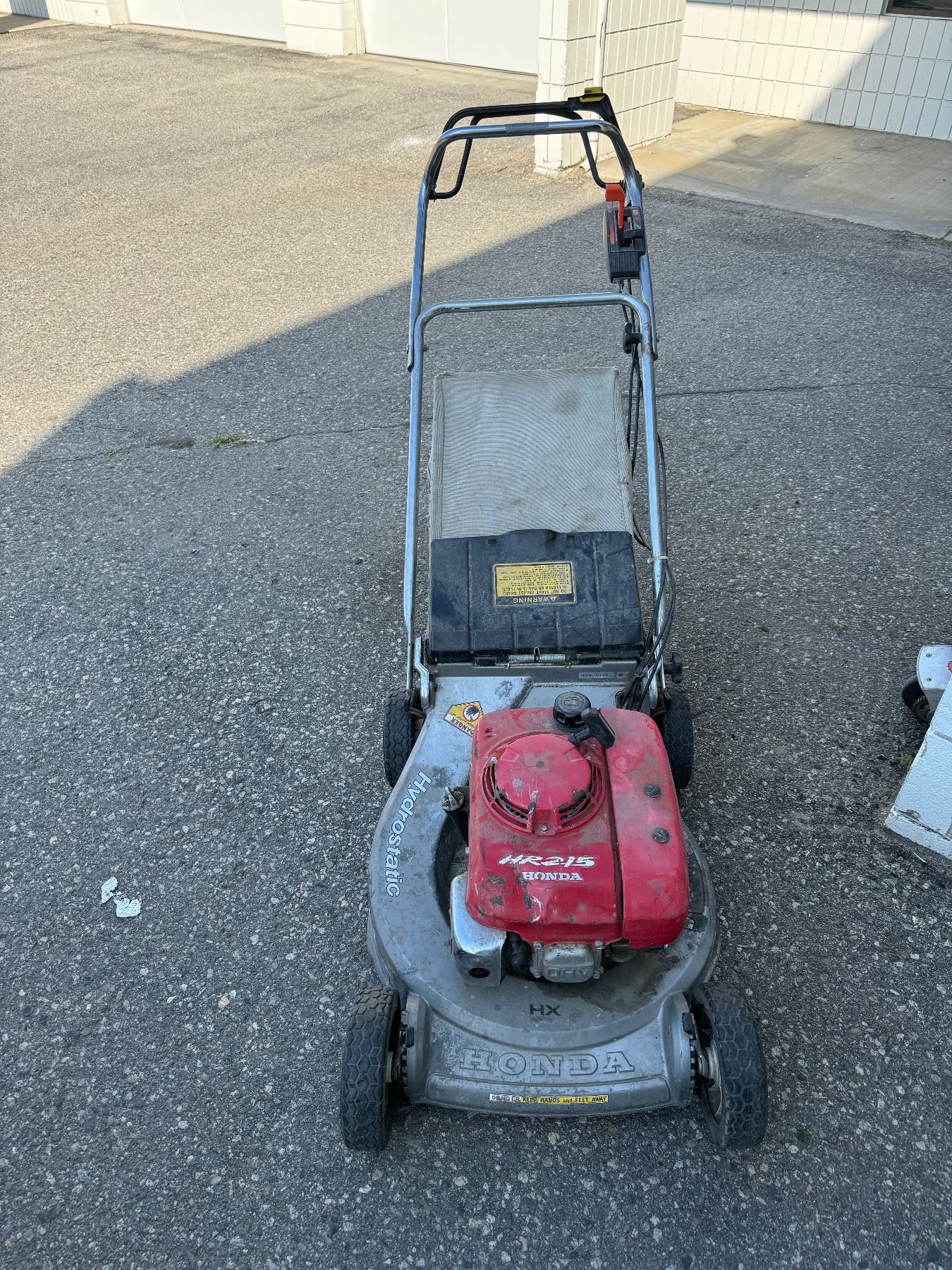Honda HR215 Commercial Mower — Needs Tune