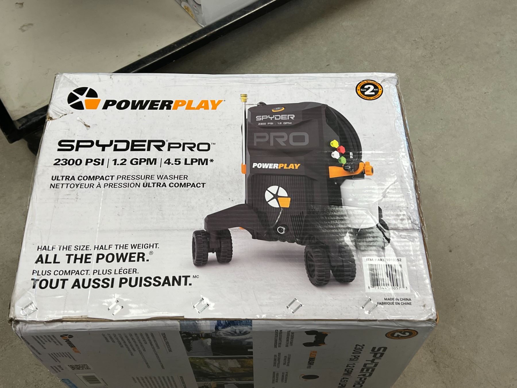 New Power Play Spyder Pro 2300 PSI Electric Pressure Washer - see all ...
