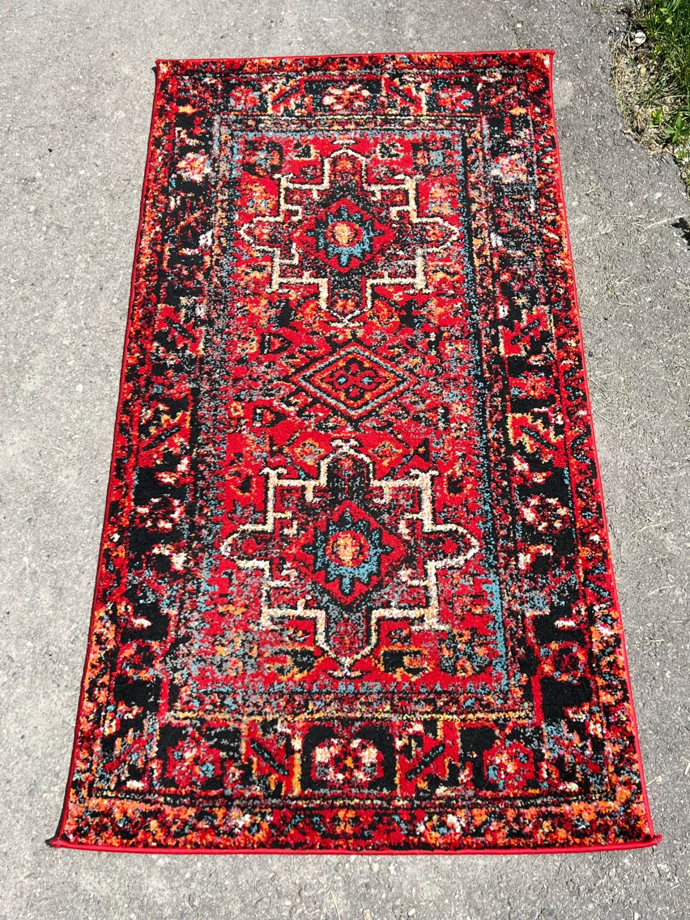 Area Rug - Made in Turkey - great colors and details - tag says 5' x 2 ...