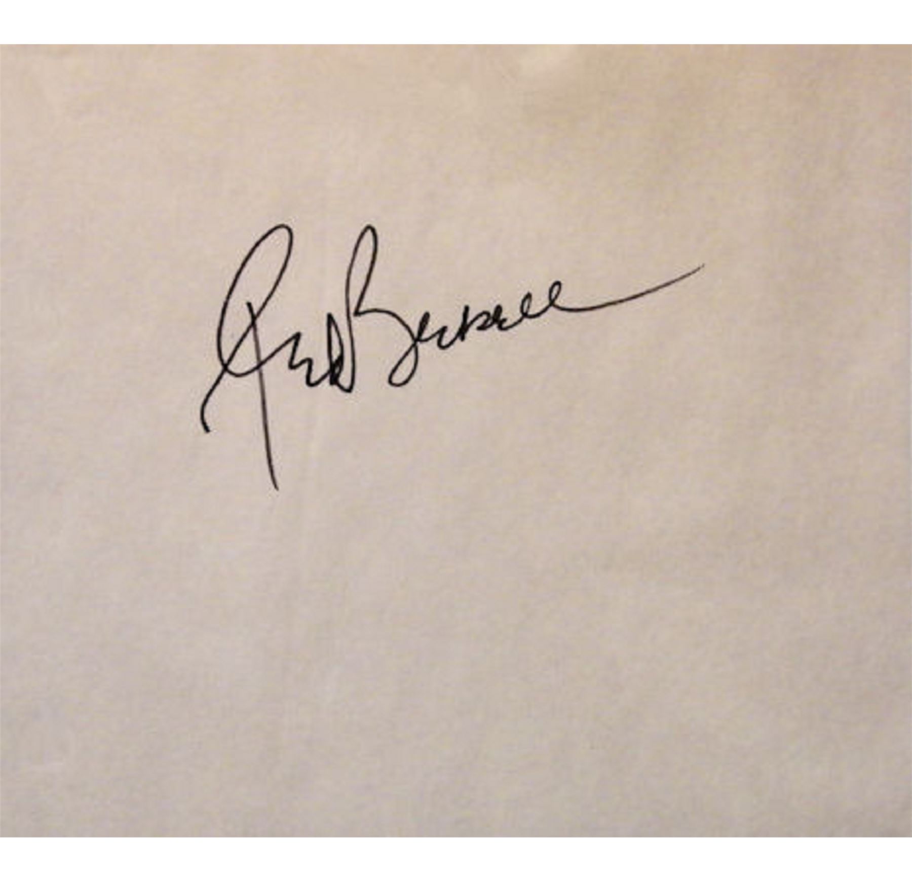Ted Bessell signature slip