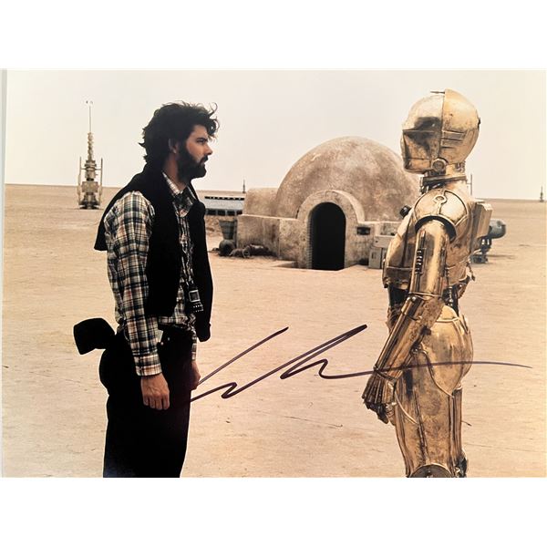 Star Wars George Lucas signed photo