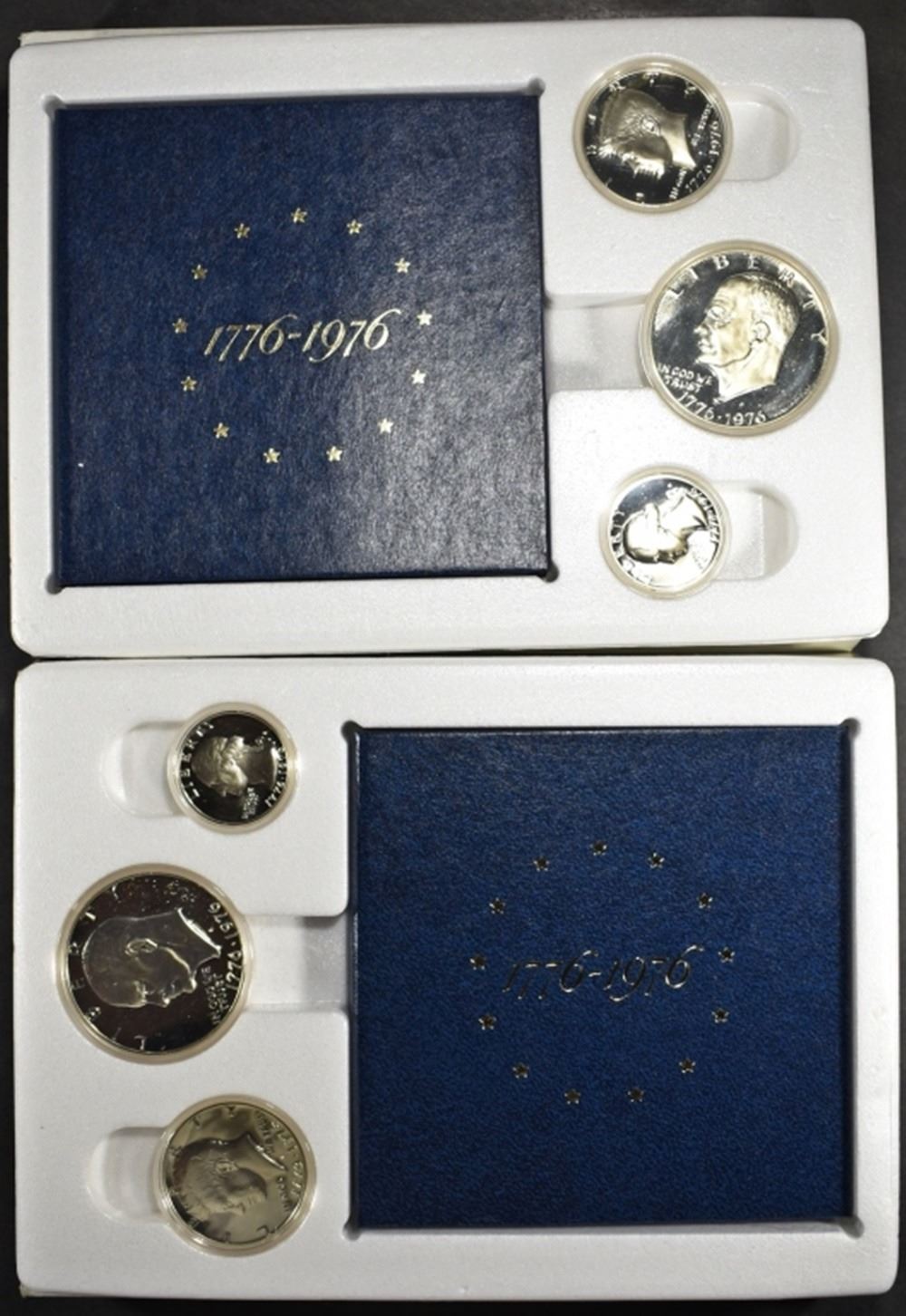 (2) 1976-S US BICENTENNIAL SILVER PROOF SETS