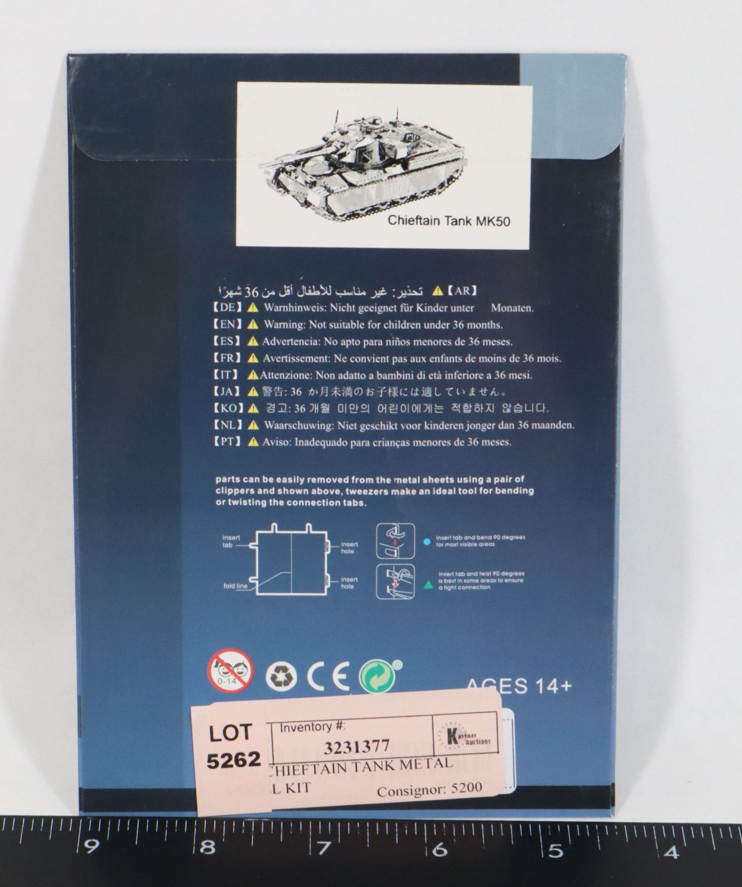 NEW CHIEFTAIN TANK METAL MODEL KIT