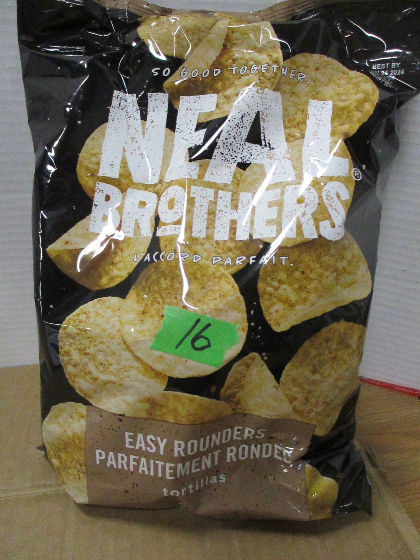 SHELF PULLS (AS IS): NEAL BROS ROUNDERS CHIPS (300G)