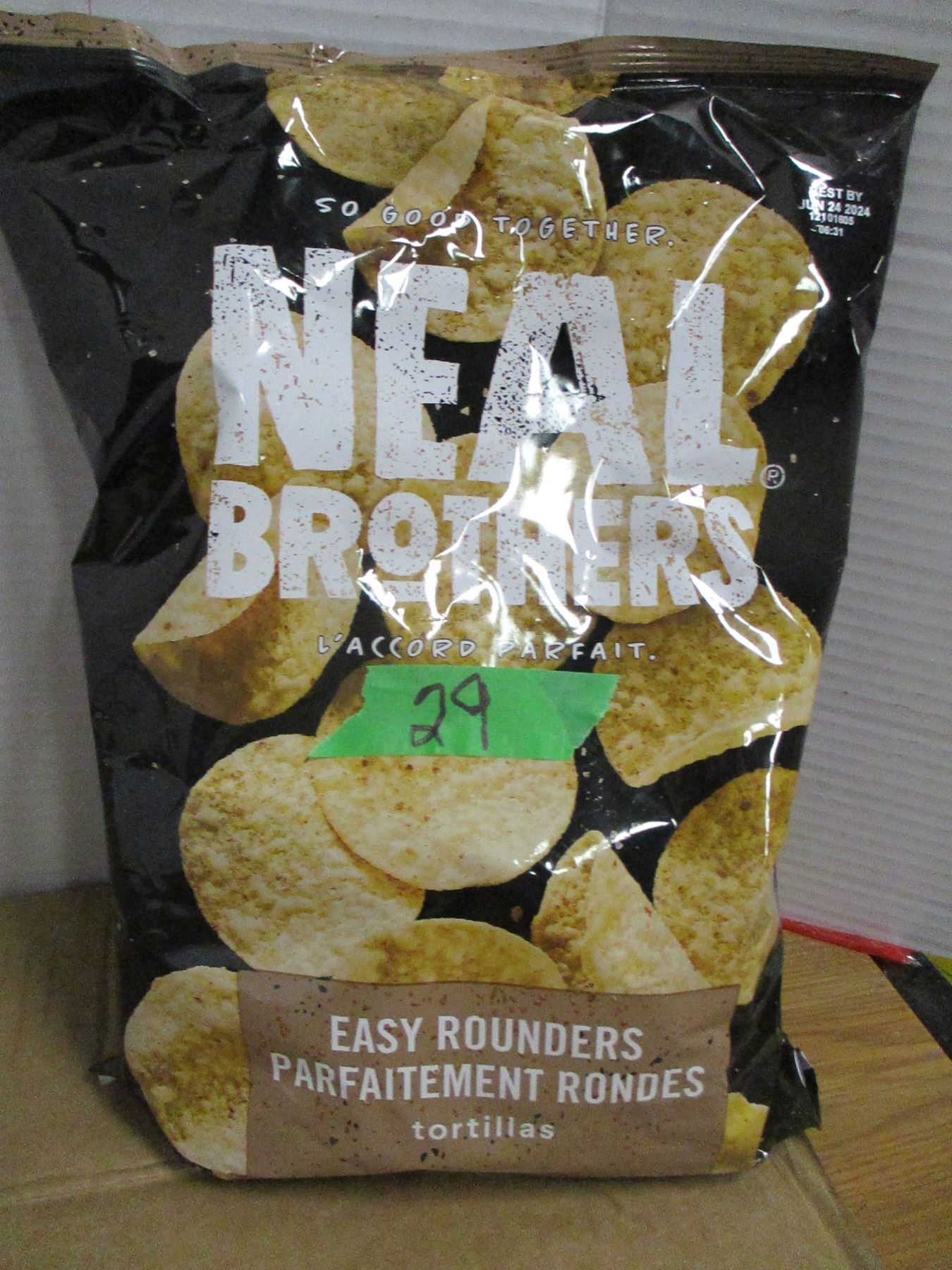 SHELF PULLS (AS IS): NEAL BROS ROUNDERS CHIPS (300G)