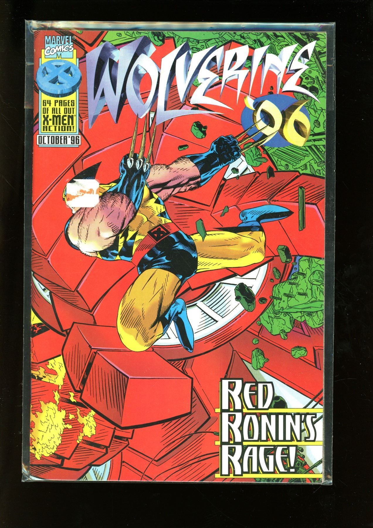 Marvel Wolverine 96 Red Ronin's Rage! Marvel Comics Wraparound