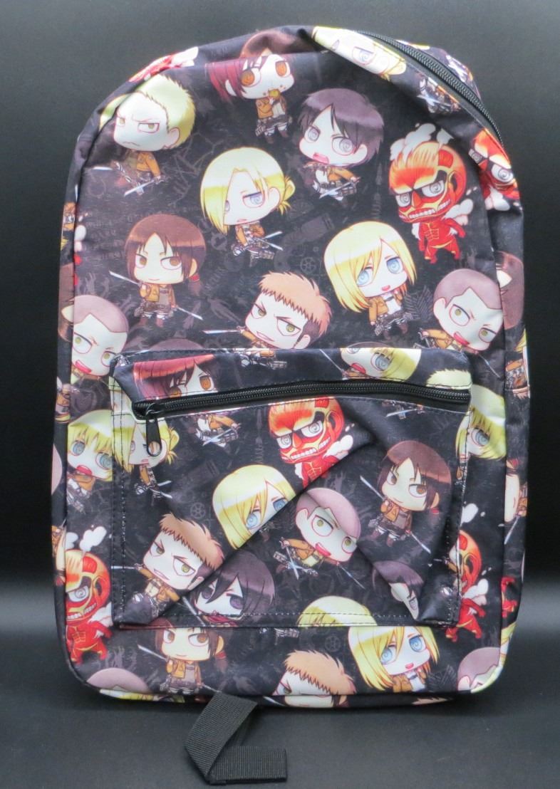 New Attack On Titan Anime School Backpack/Laptop Bag 19" x 13" x 4"